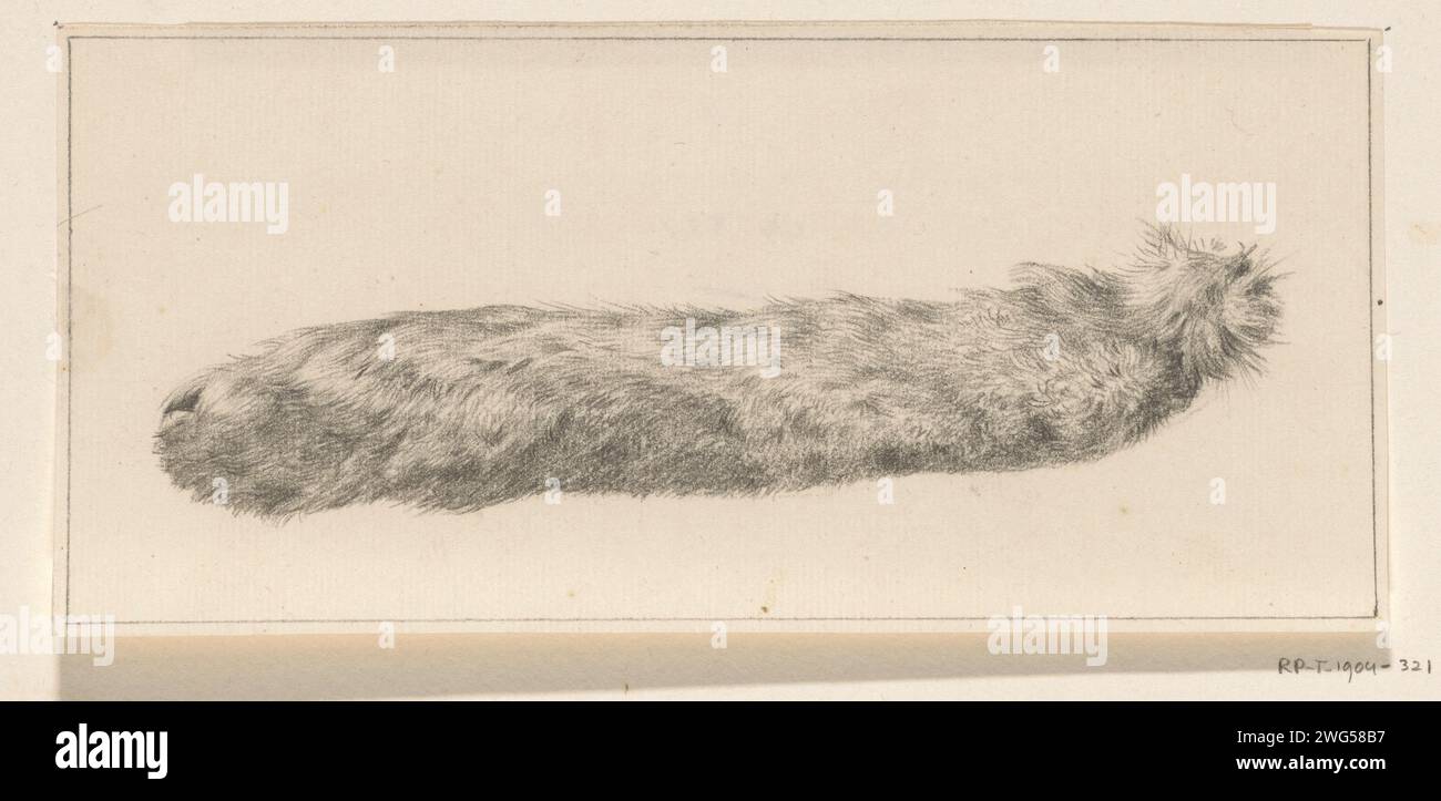 Hazenpootje, Jean Bernard, 1775 - 1833 drawing paper. chalk amulet ...