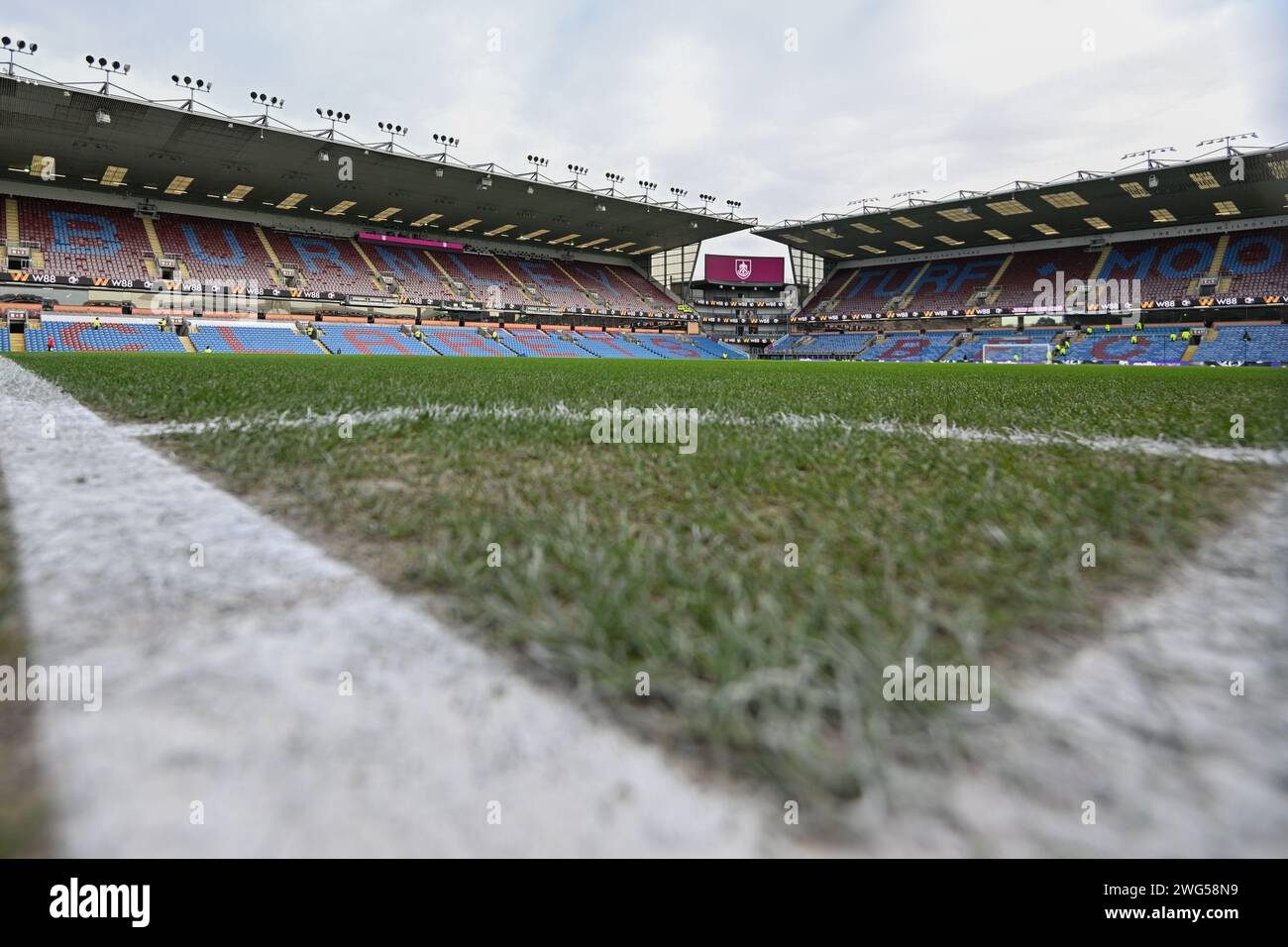 A general view of Turf Moor ahead of the match, during the Premier ...