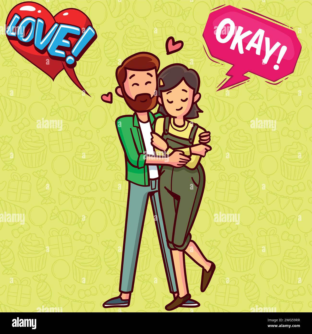 Love and expression Stock Vector Images - Alamy