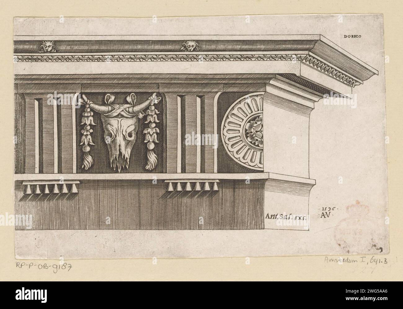 Bucranium ornament hi-res stock photography and images - Alamy