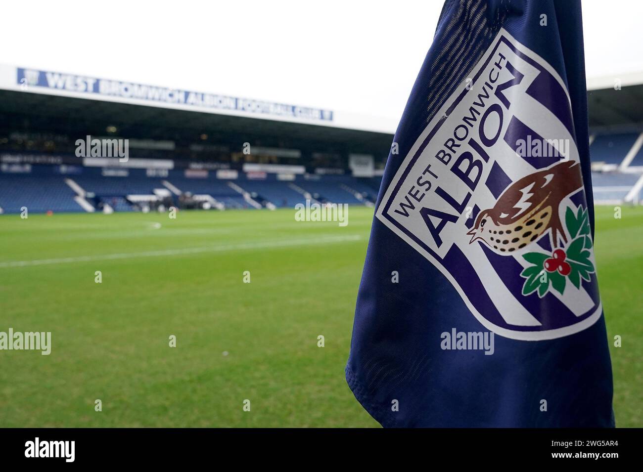 General view of the corner flag before the Sky Bet Championship match ...