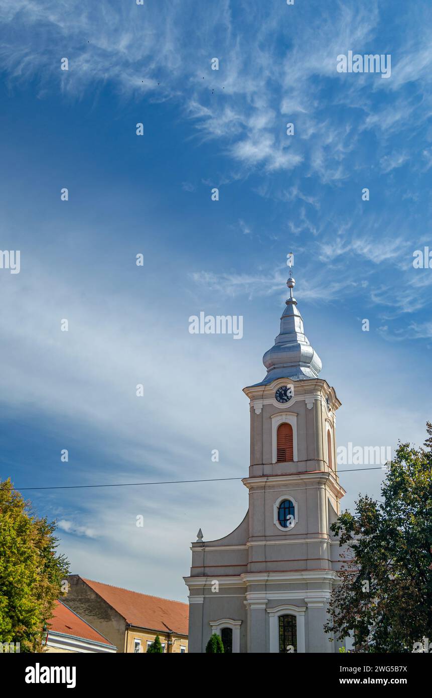 The Chains Reformed Church in the city of Satu Mare, Romania, built in ...