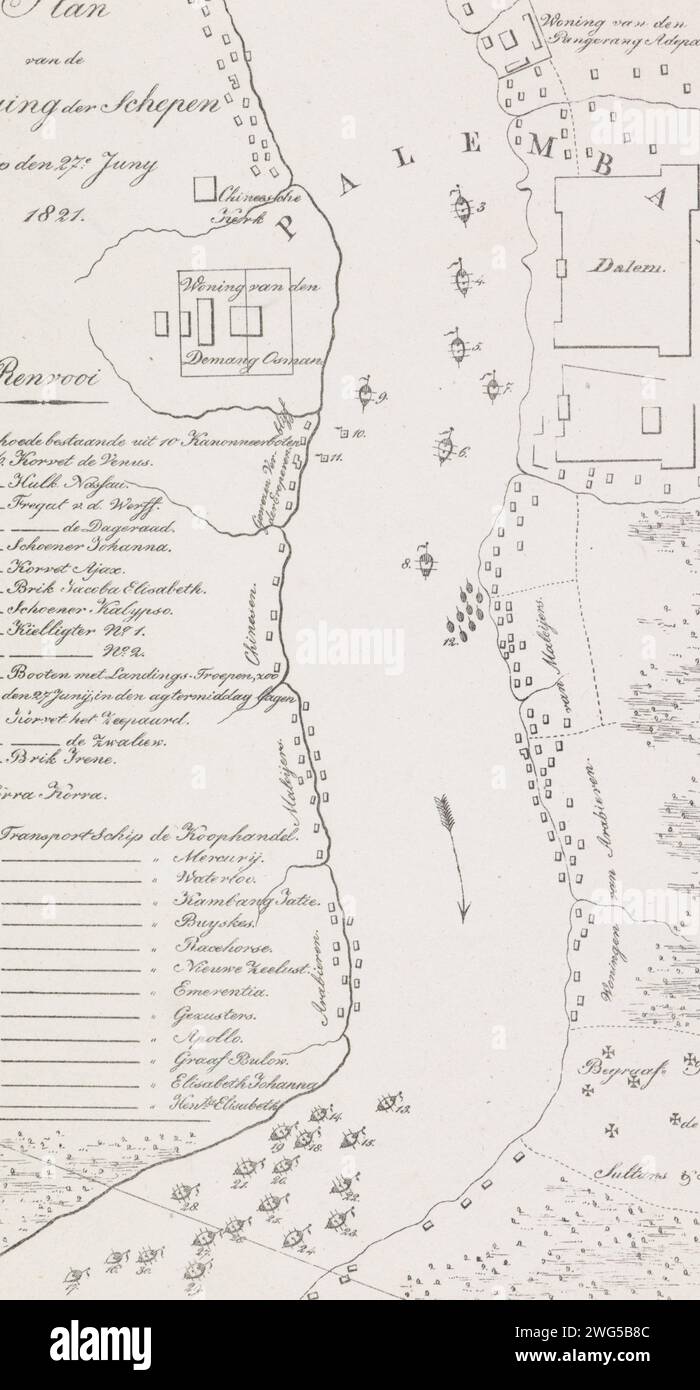 Palembang map hi-res stock photography and images - Alamy