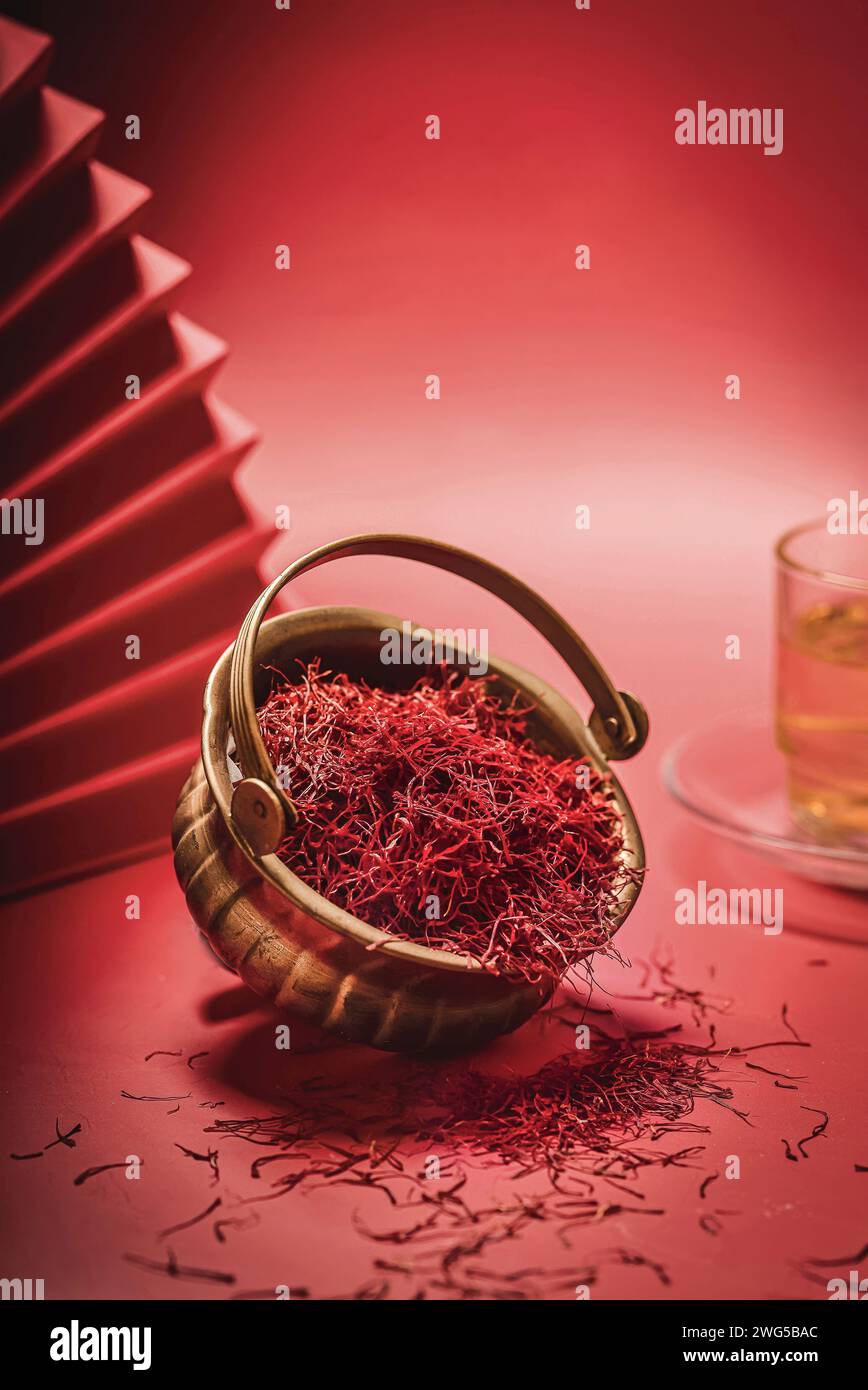Saffron infusion hi-res stock photography and images - Alamy