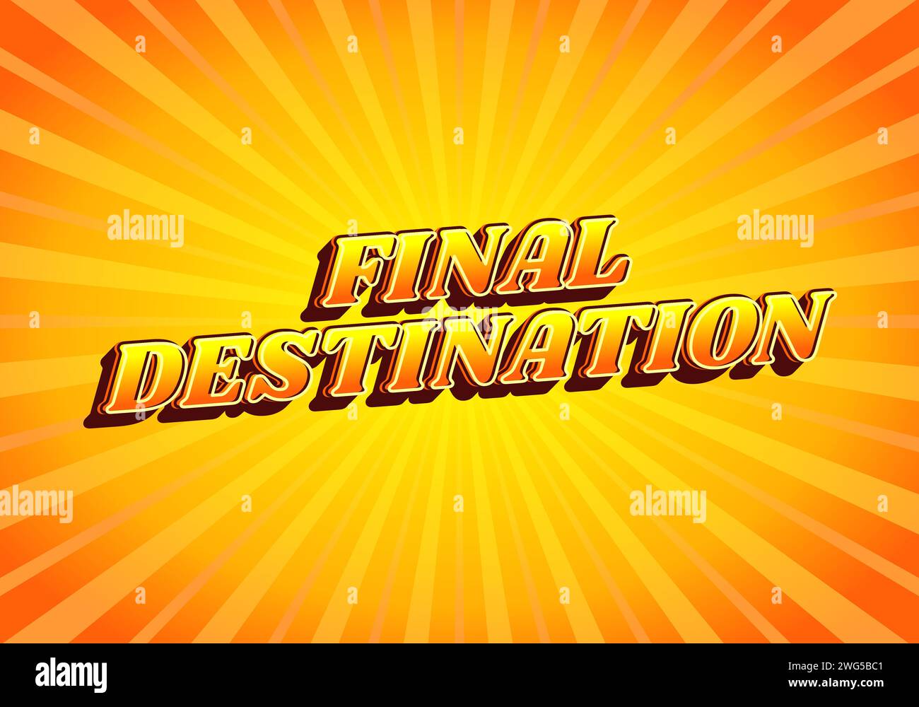Final destination Stock Vector Images - Alamy