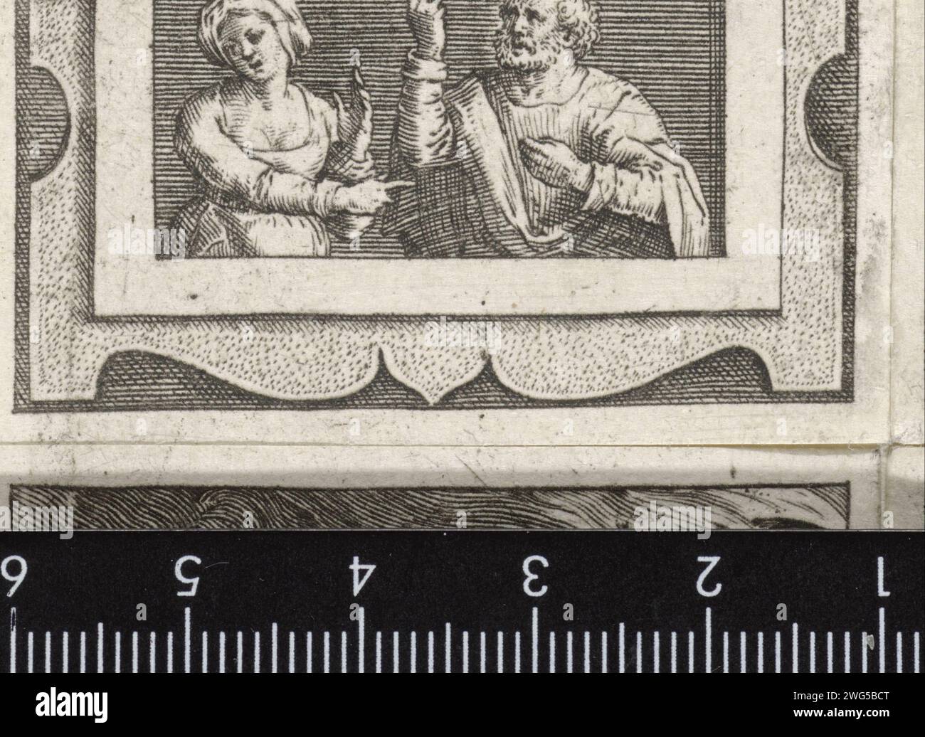 Christ denominating by Peter, Johann Sadeler (I), 1580 - 1600 print ...