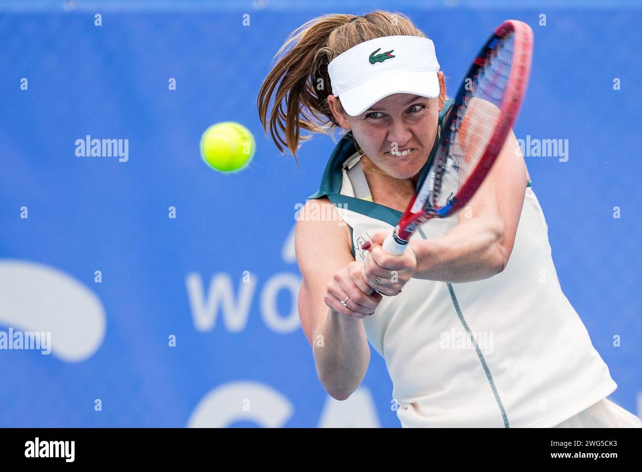 Fiona Ferro of France in action during Qualifying for the 2024 Canberra ...