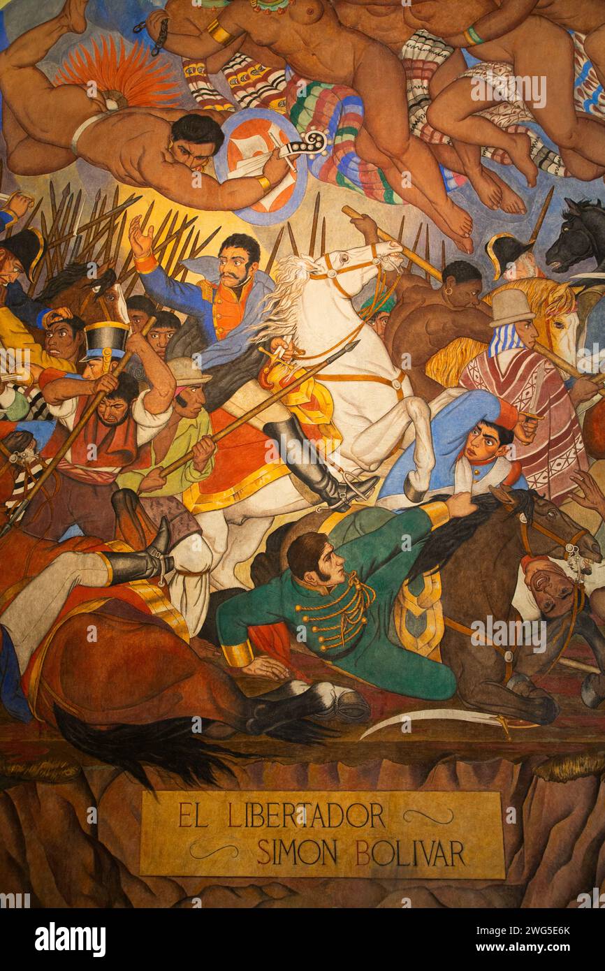 Frescoes of Heroes, Art and Culture Museum, College of San Ildefonso ...