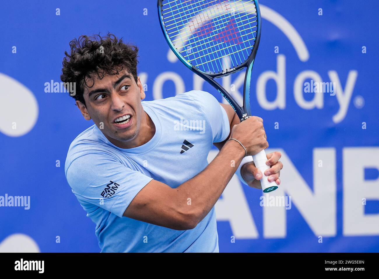 Abdullah Shelbayh of Jordan in action during Qualifying for the 2024 ...