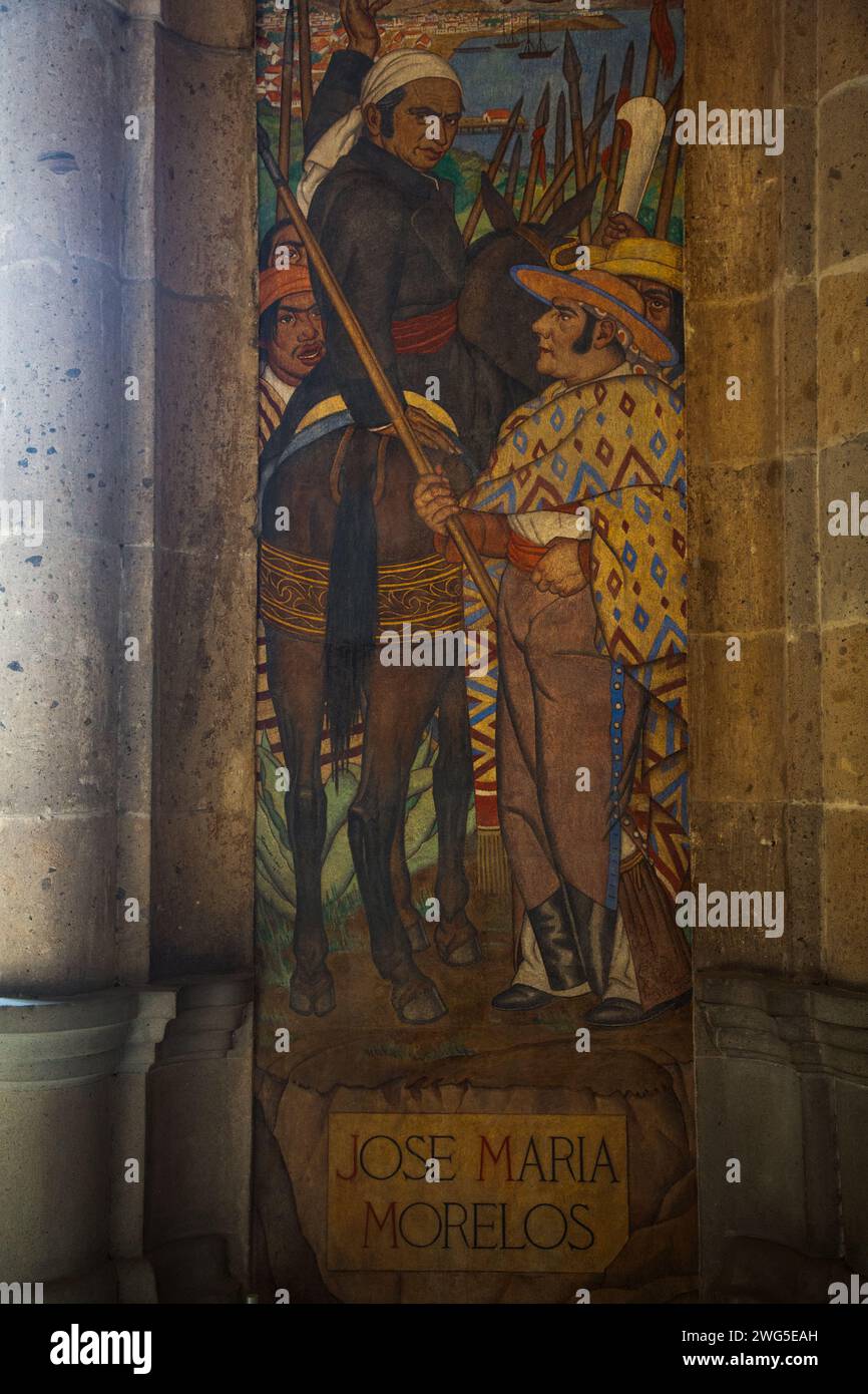 Frescoes of Heroes, Art and Culture Museum, College of San Ildefonso ...