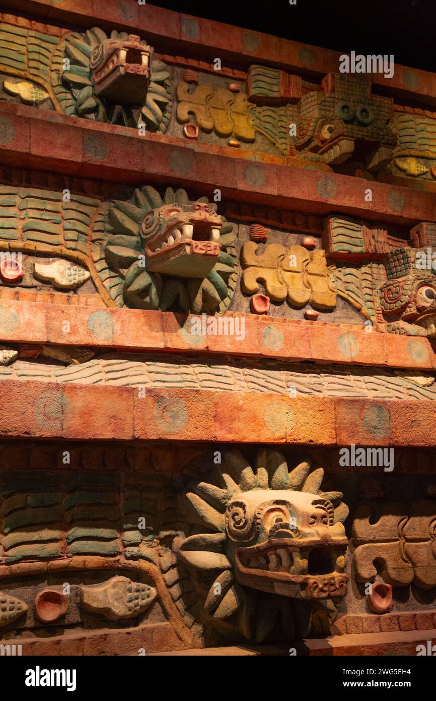 Temple of quetzalcoatl teotihuacan hi-res stock photography and images - Alamy
