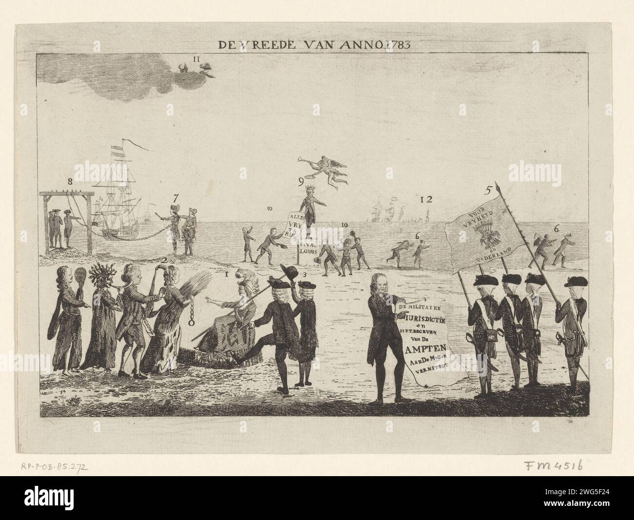 Anglo dutch war cartoon hi-res stock photography and images - Alamy