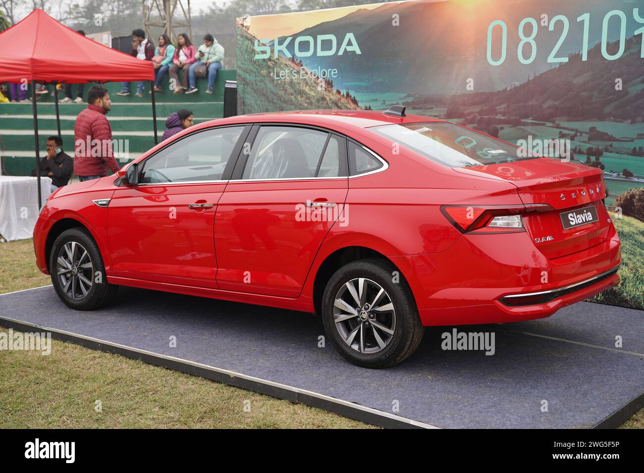 Skoda slavia car hi-res stock photography and images - Alamy