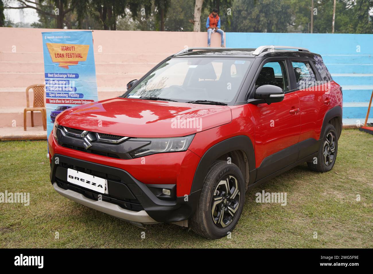 Maruti suzuki brezza hi-res stock photography and images - Alamy