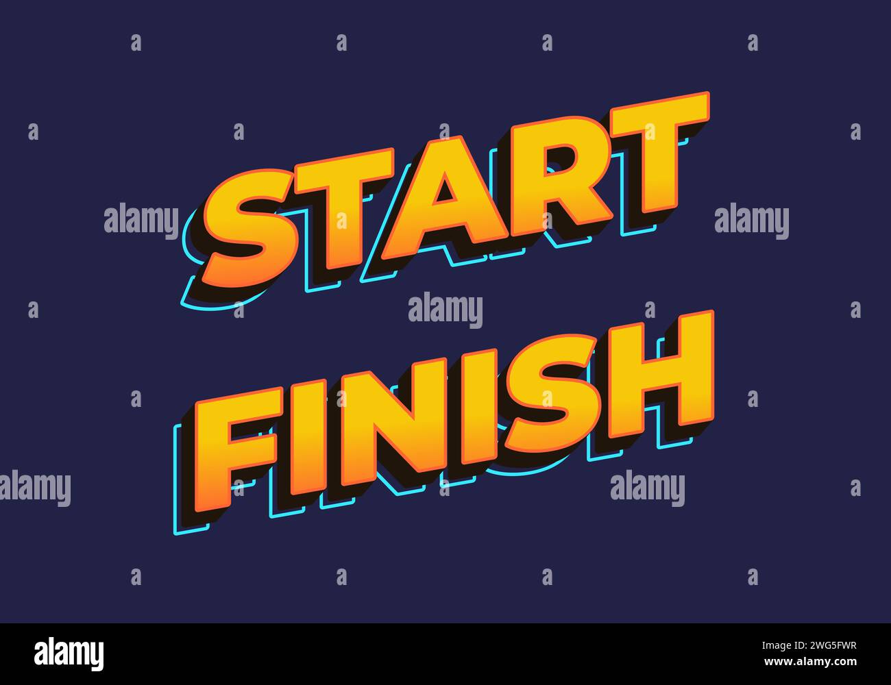 3d race text Stock Vector Images - Alamy