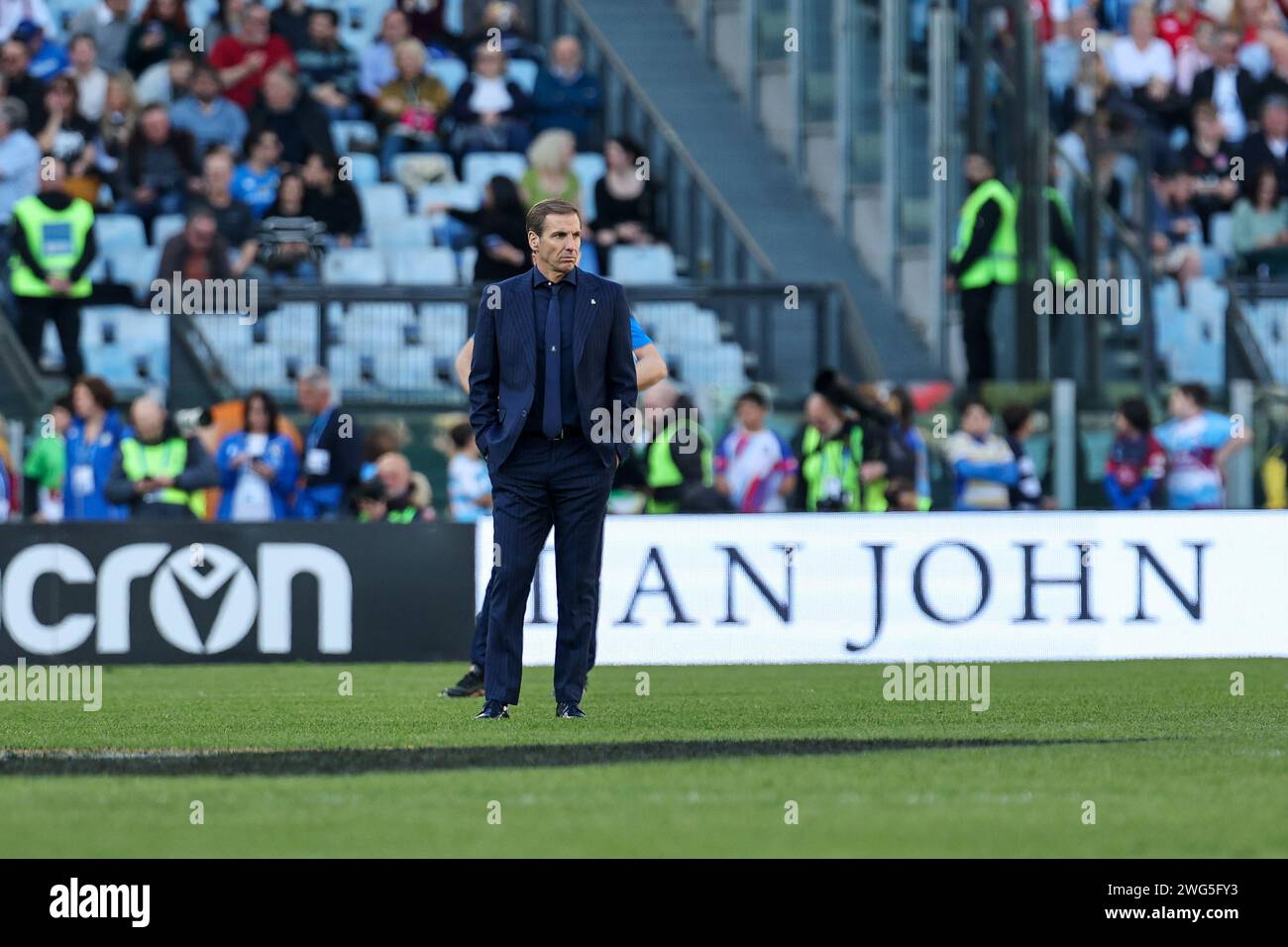 Rome, Italy. 03rd Feb, 2024. head coach Gonzalo Quesada (Italy) during ...