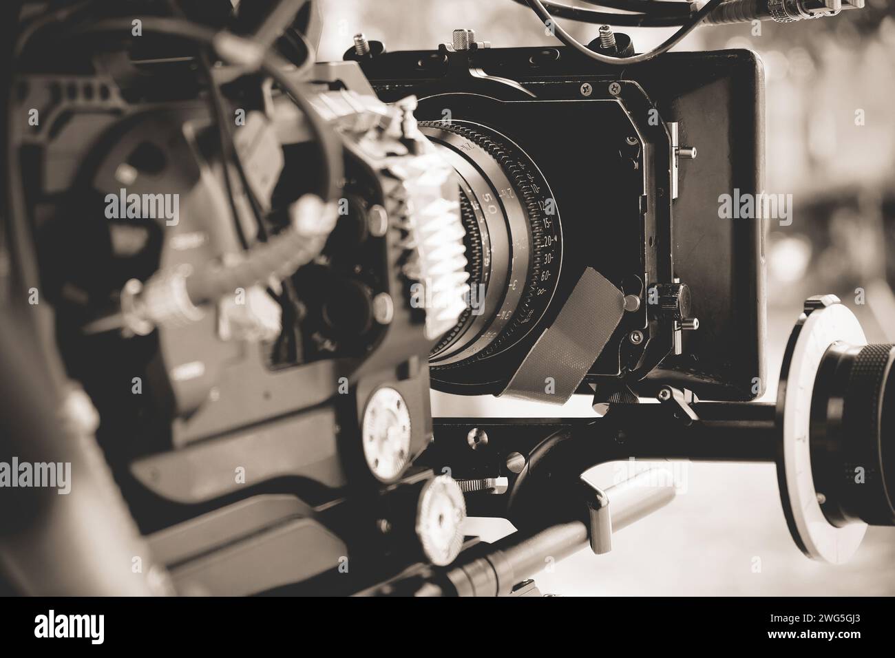 professional camera on the film set Stock Photo - Alamy