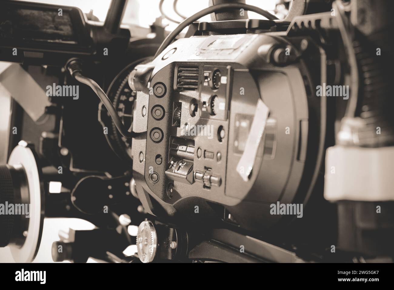 professional camera on the film set Stock Photo - Alamy