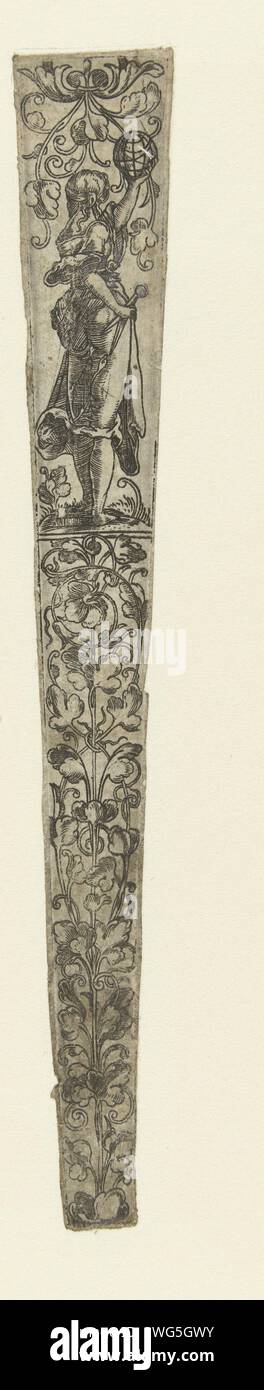 Sheath with a woman on the back, c. 1500 - c. 1600 print The woman ...