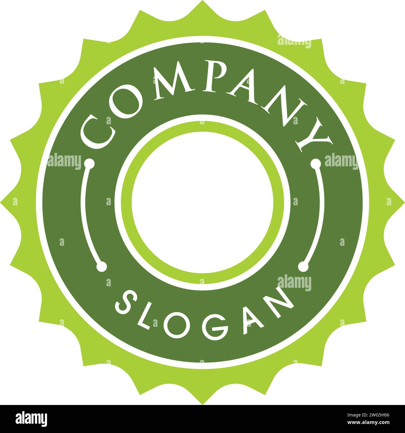 Circle emblem illustration design template vector icon Stock Vector ...