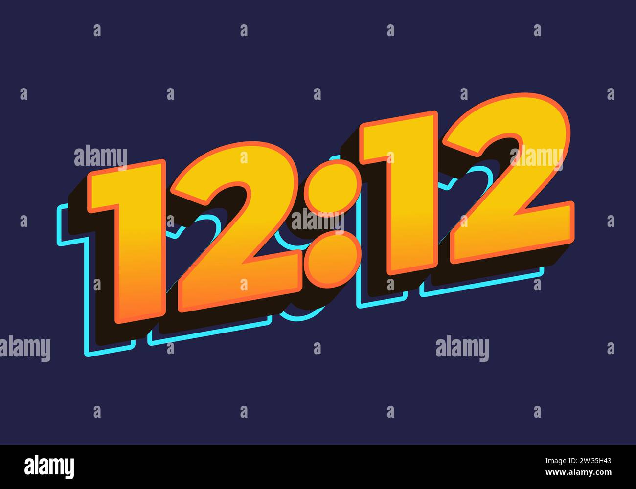 3d realistic text effect Stock Vector Images - Alamy