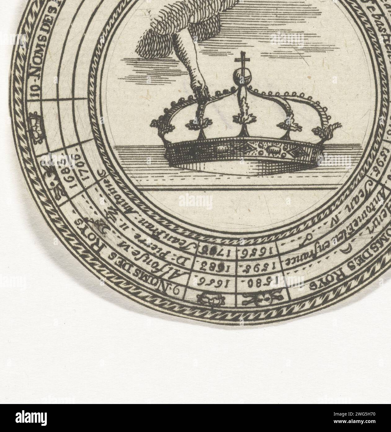 Menning with a motto and the names of Portuguese Kings, Anonymous ...