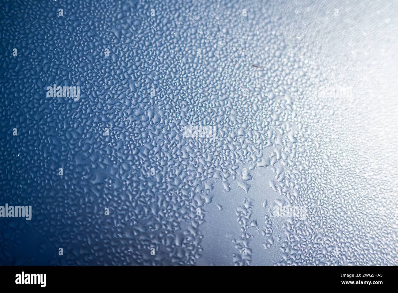 Water condensation pattern on a grey metallic surface Stock Photo - Alamy