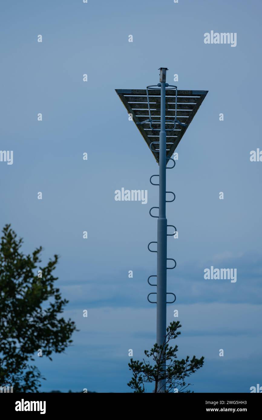 Leading signal guiding ships into port Stock Photo - Alamy