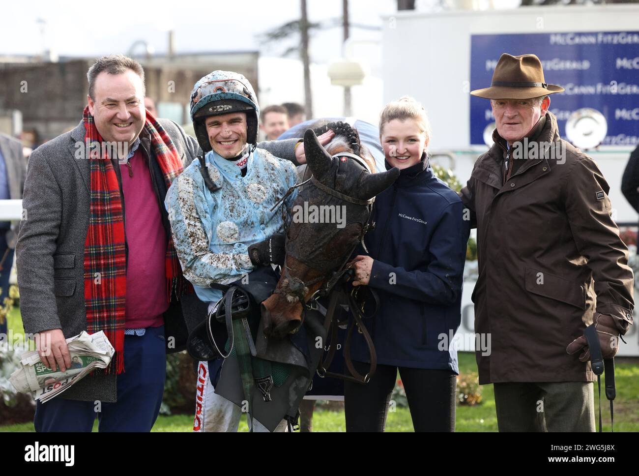 Kenneth Alexander, Danny Mullins and Willie Mullins celebrate winning ...