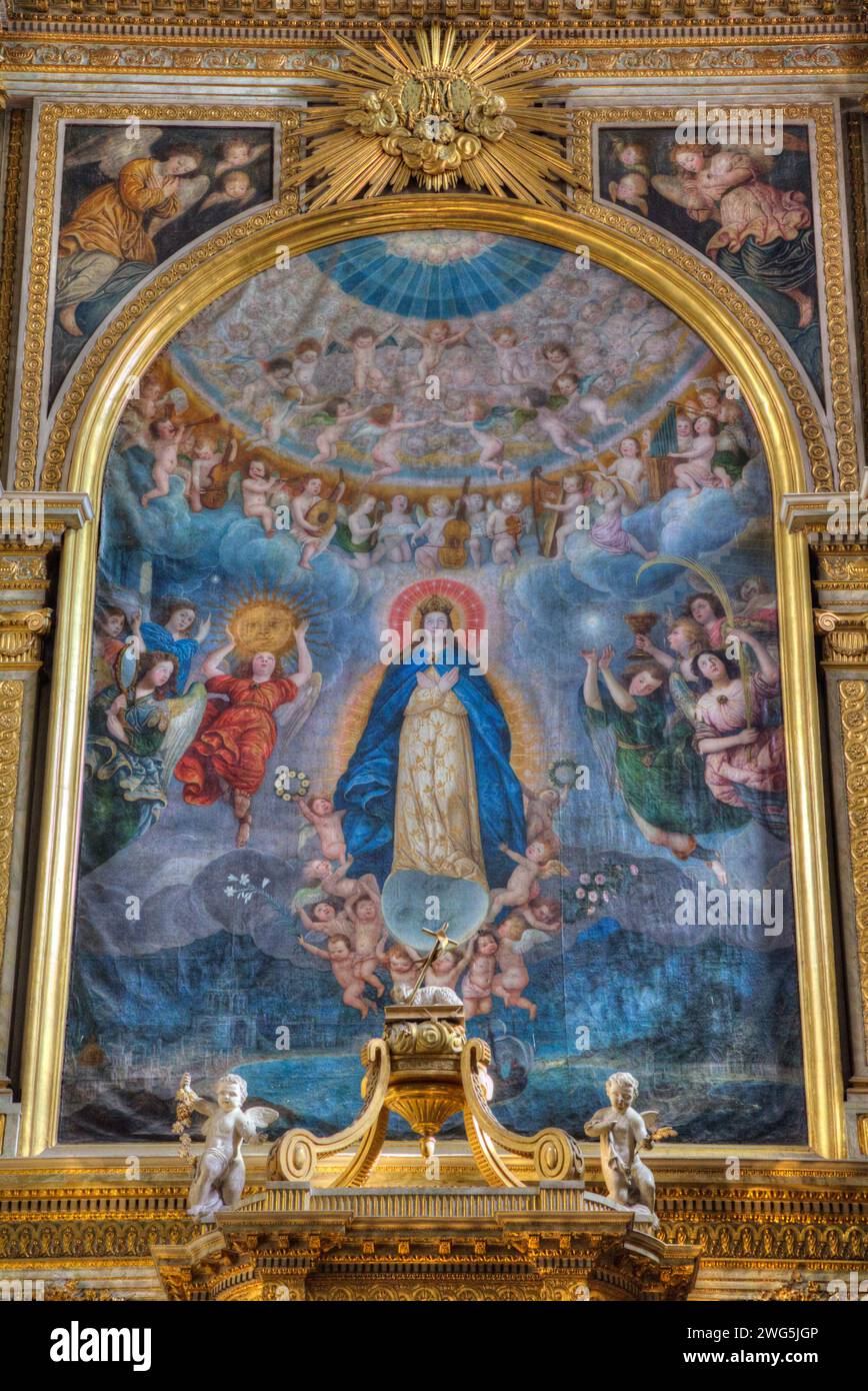 Altar, Cathedral of our Lady of the Immaculate Conception (1649), Historic Center, UNESCO World ...