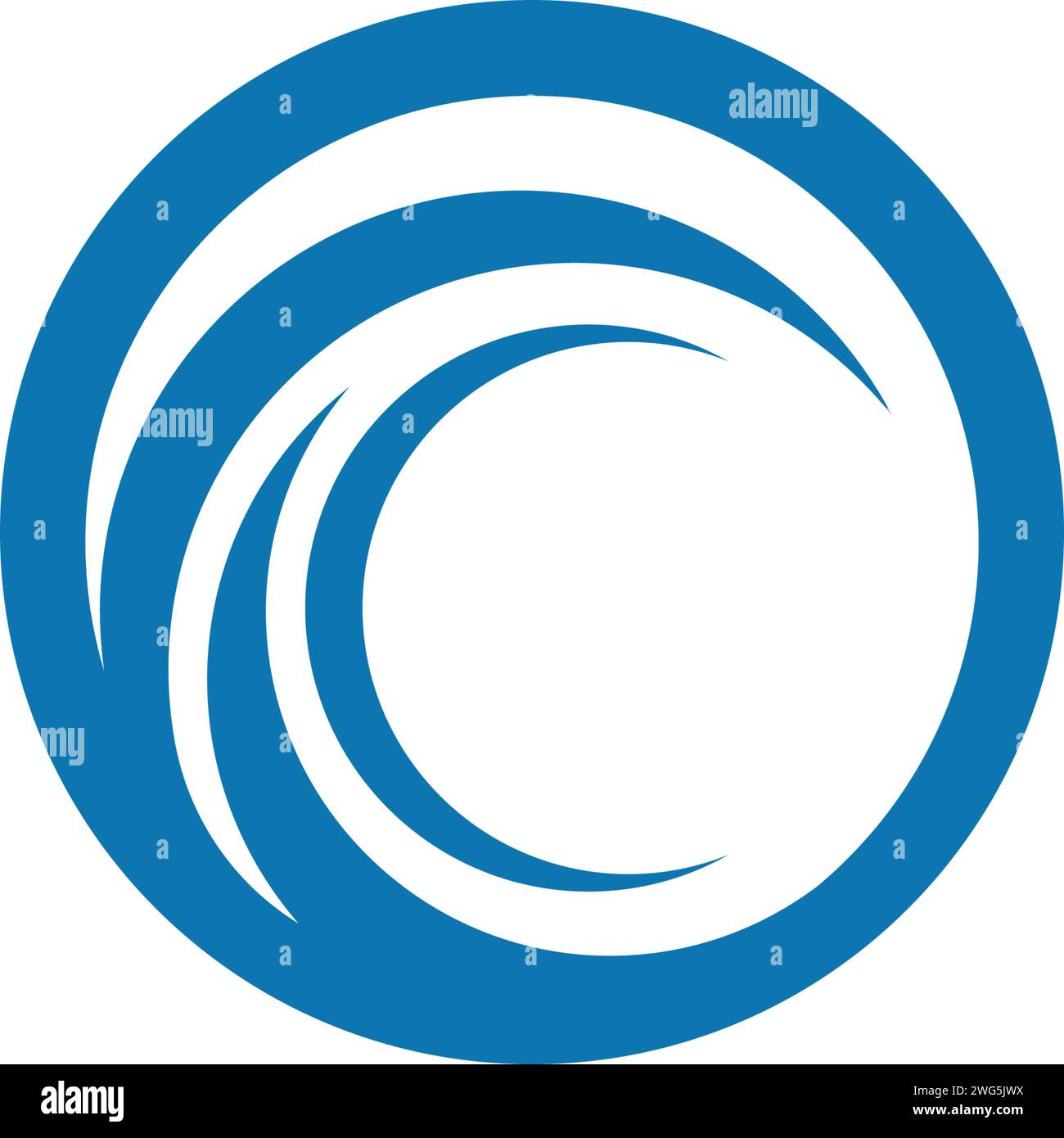 Letter c drop logo vector vectors Cut Out Stock Images & Pictures - Alamy