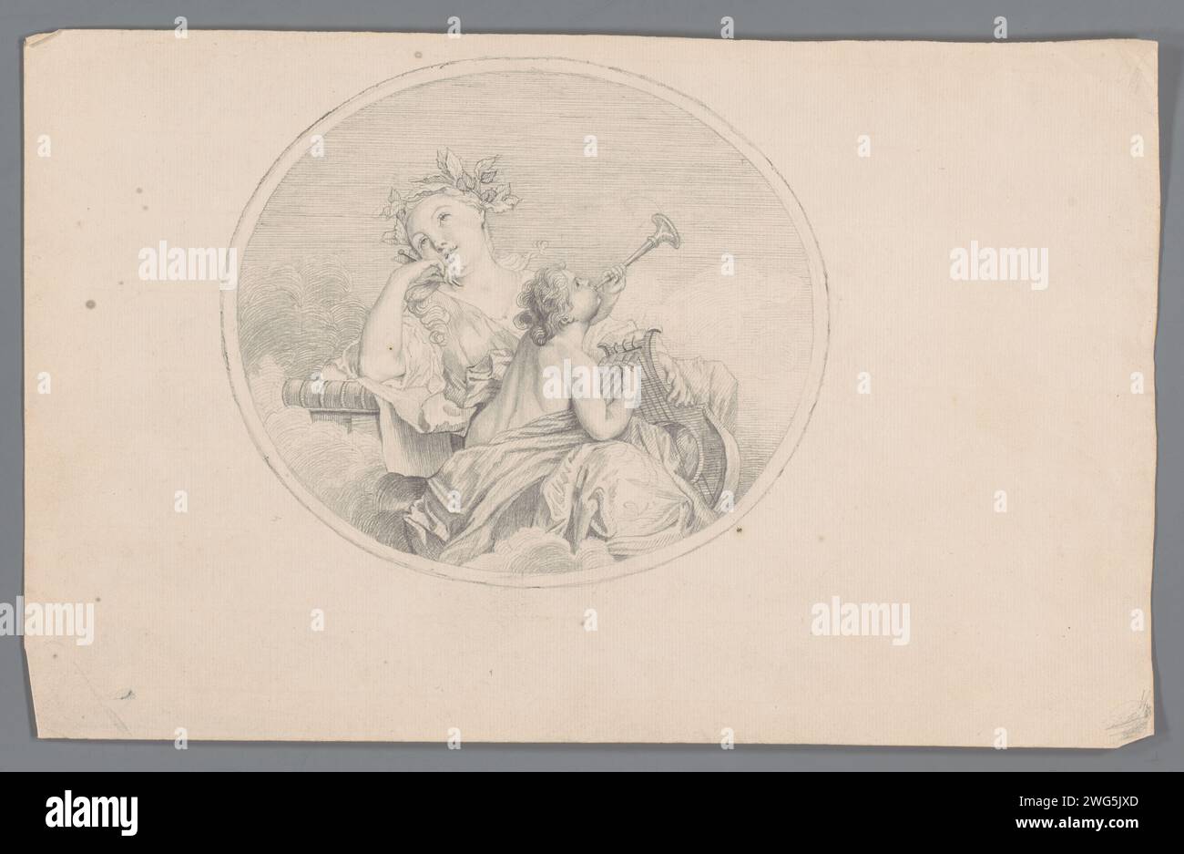 Woman with laurel wreath hi-res stock photography and images - Alamy