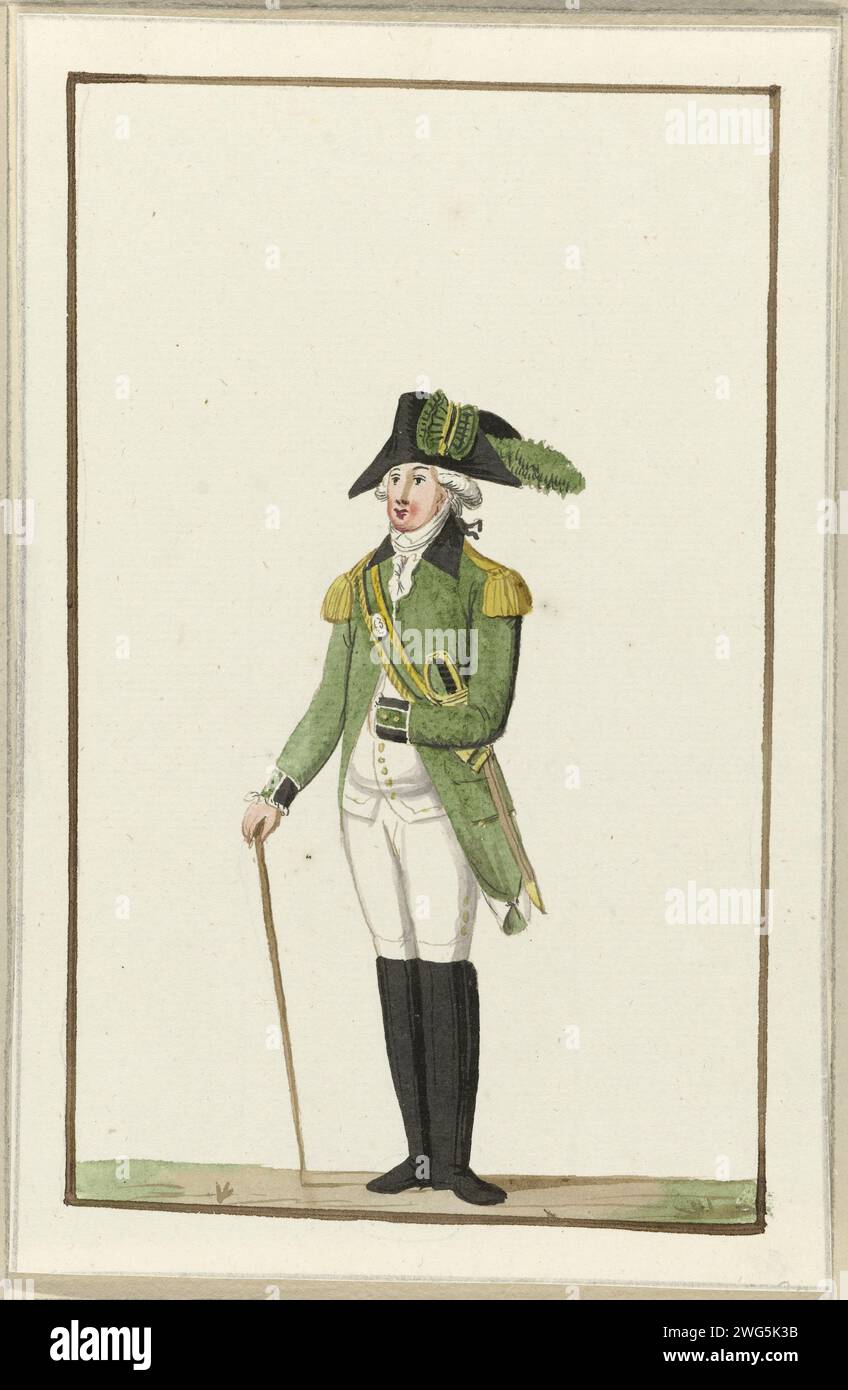 Mounting of the Utrecht snipers, ca. 1787, Anonymous, 1787 - 1790 ...