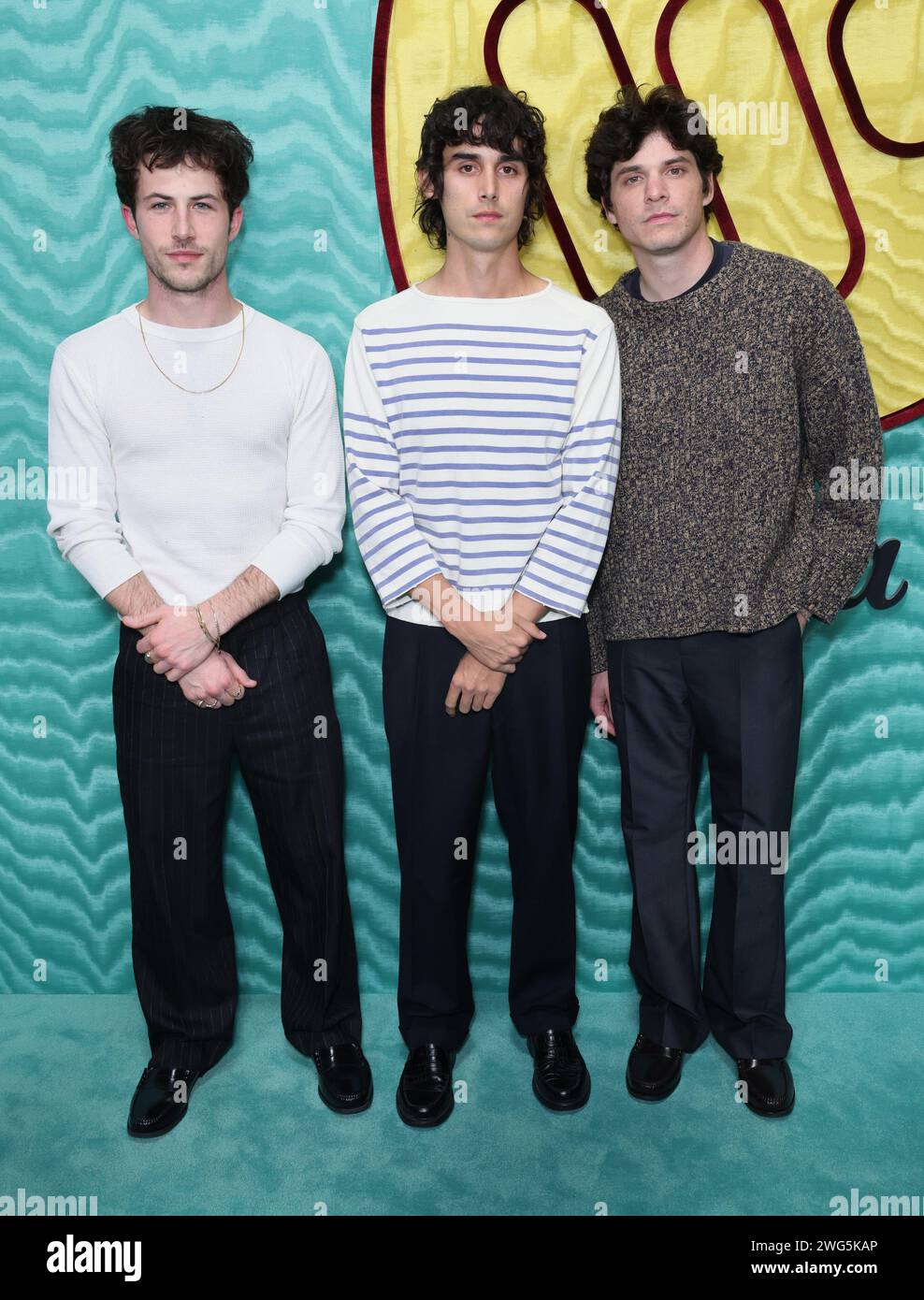 Los Angeles, USA. 01st Feb, 2024. Wallows attends the 2024 Warner Music ...