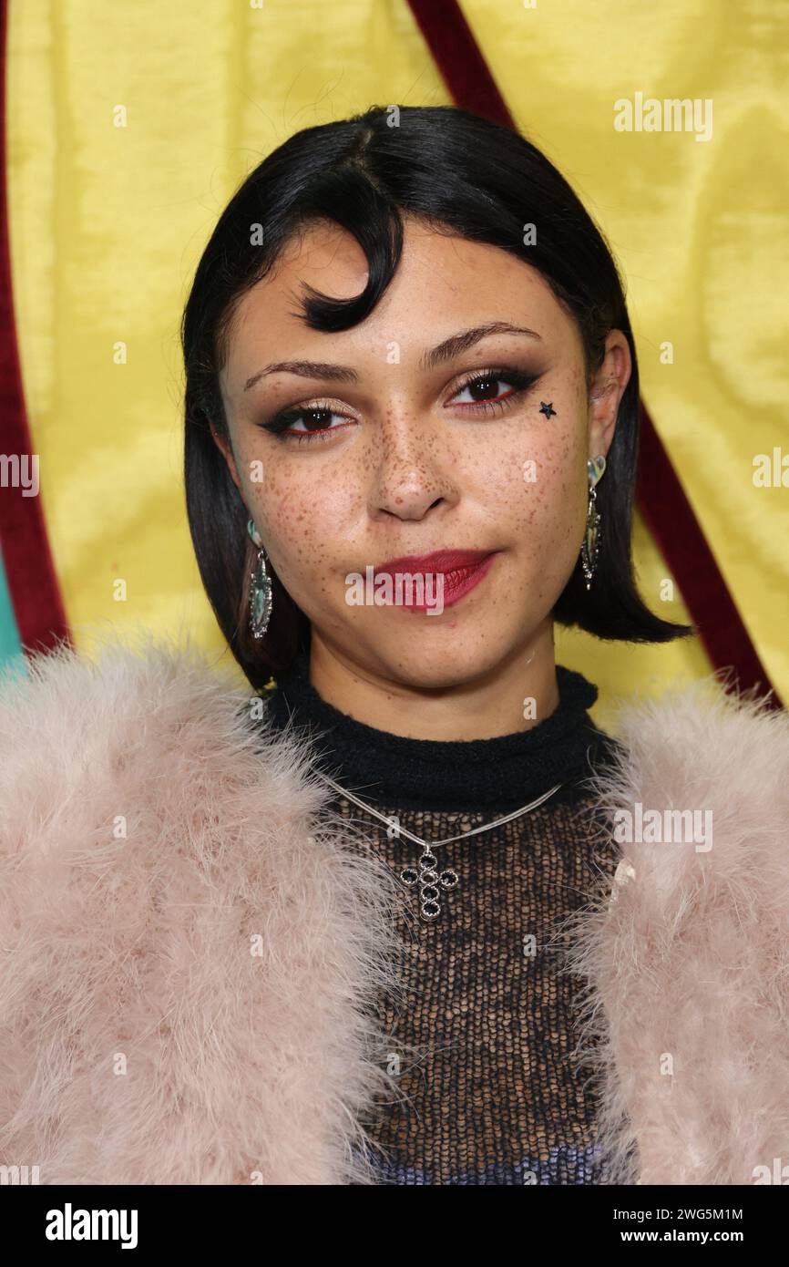 Los Angeles, USA. 01st Feb, 2024. Raiche attends the 2024 Warner Music ...