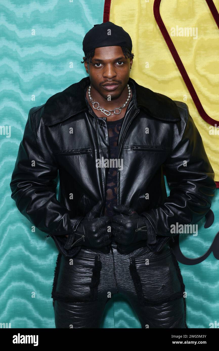 Los Angeles, USA. 01st Feb, 2024. Jeleel attends the 2024 Warner Music ...