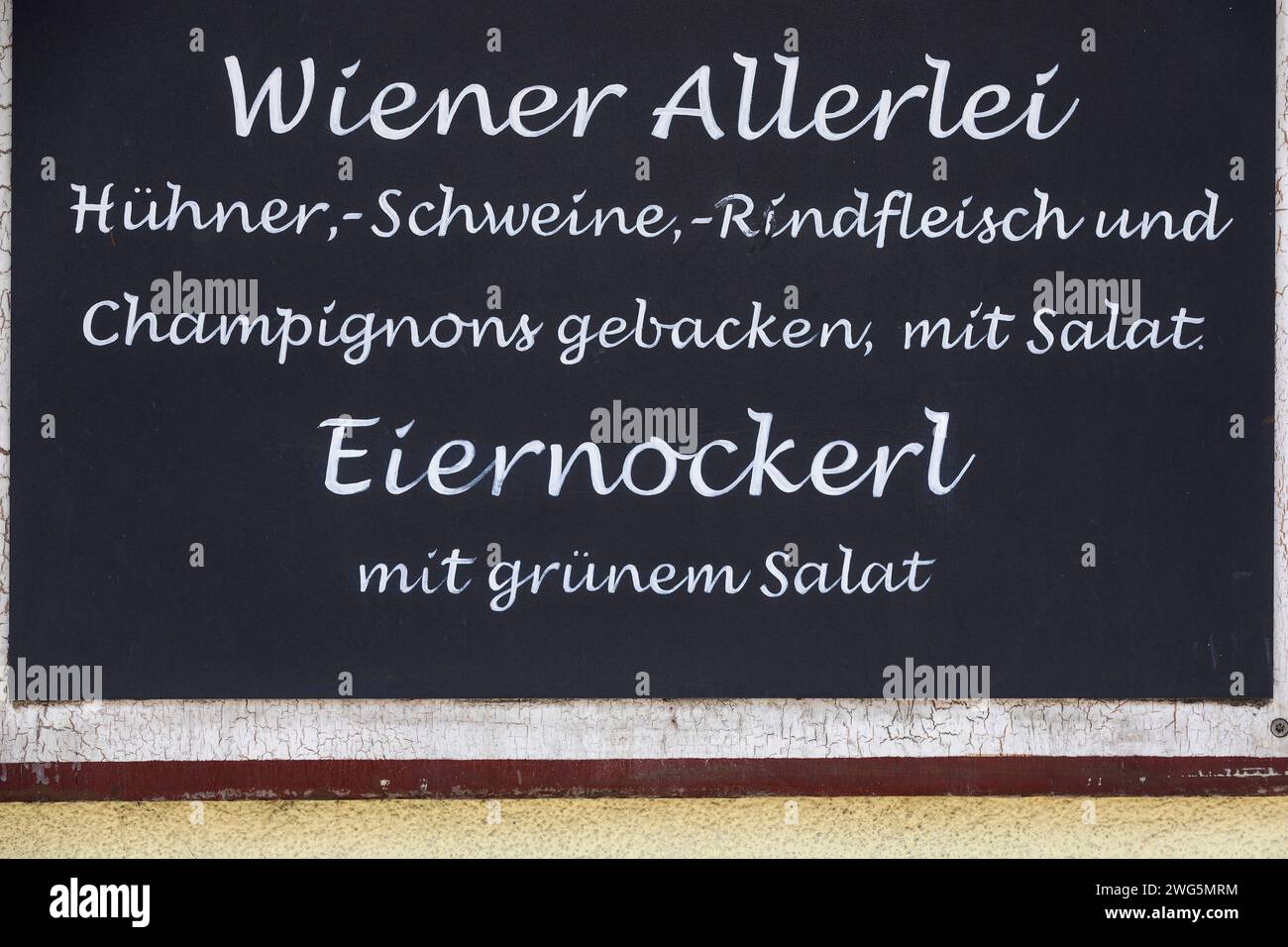 Speisekartel hi-res stock photography and images - Alamy