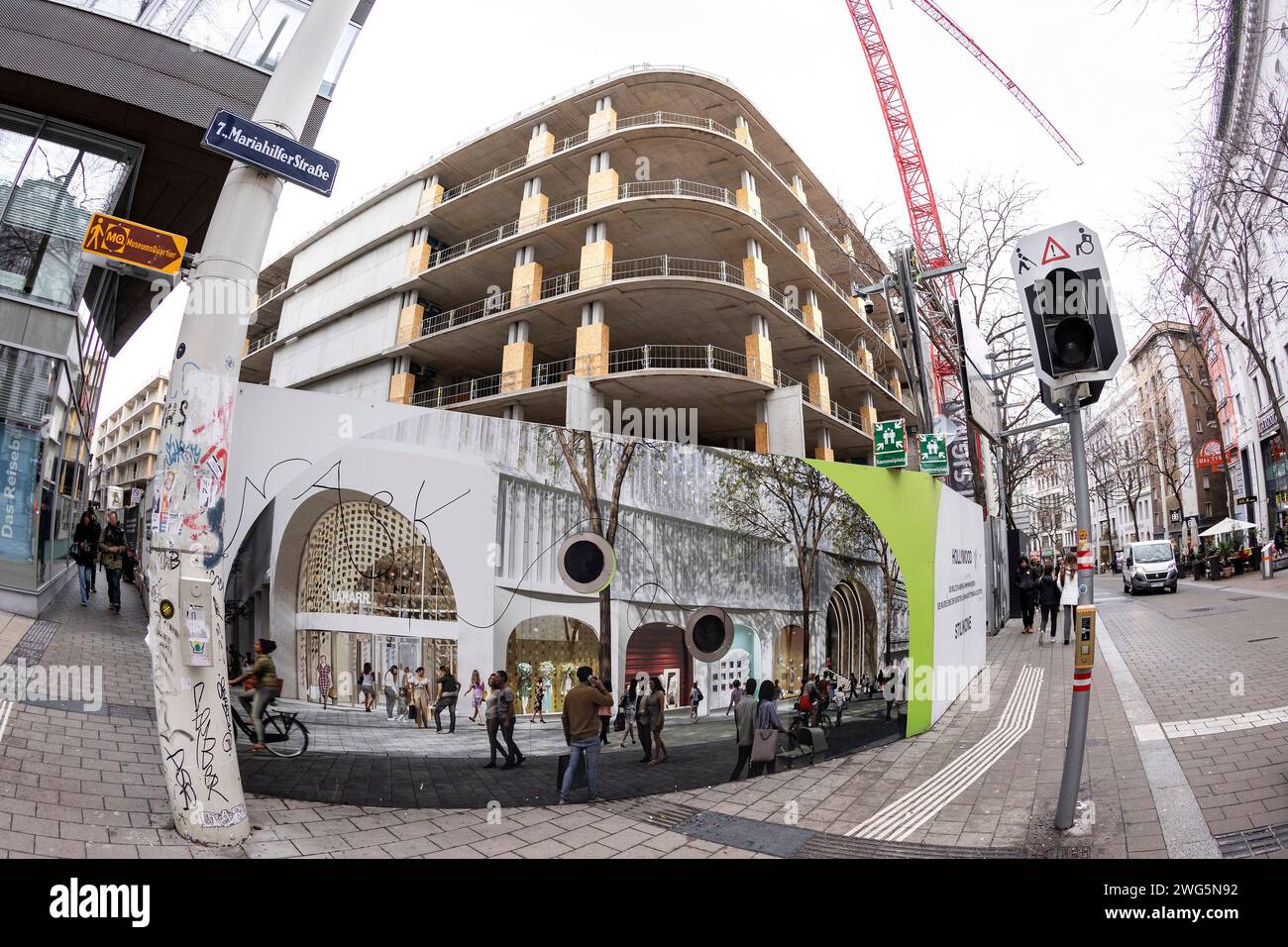 Signa Holding Department Store Lamarr On Mariahilferstraße In Vienna, Austria Stock Photo - Alamy