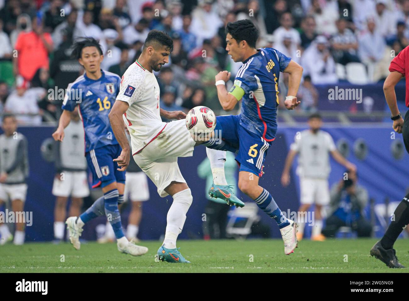 AL RAYYAN, Qatar. 3 February, 2024. ISLAMIC REPUBLIC OF IRAN VS JAPAN ...