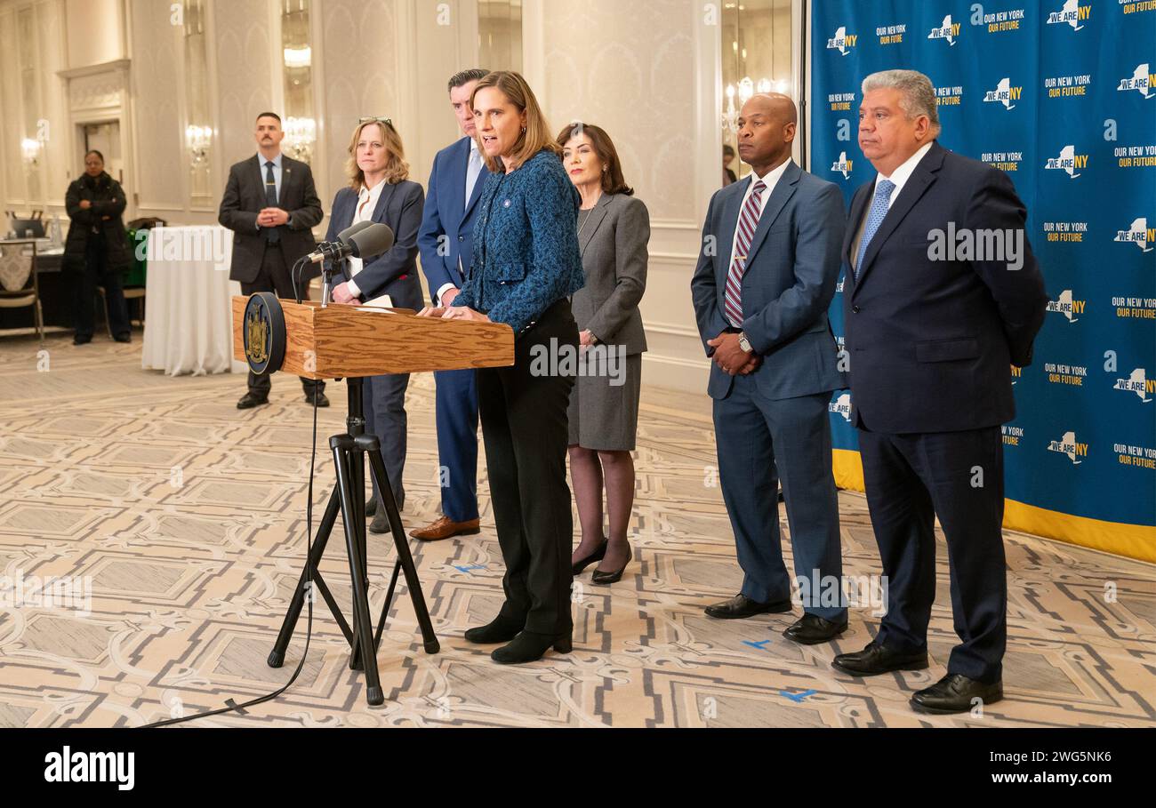 New York, United States. 02nd Feb, 2024. Westchester County DA Mimi ...