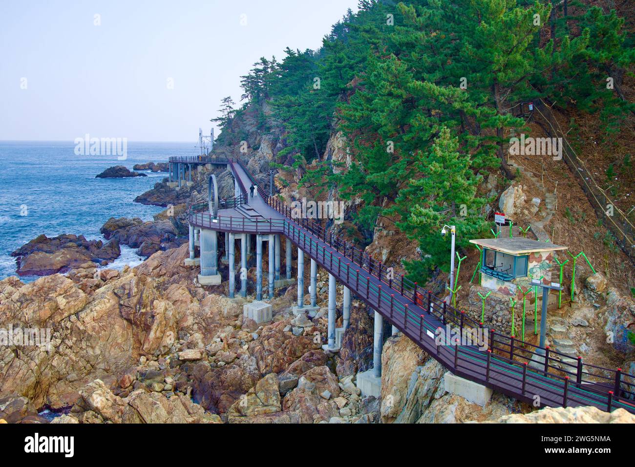 Samcheok City, South Korea - December 28, 2023: From an observatory's ...