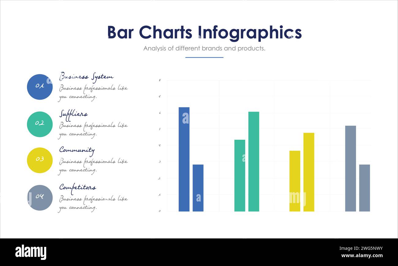 Bar Chart Graph Diagram Statistical Business Infographic Element ...