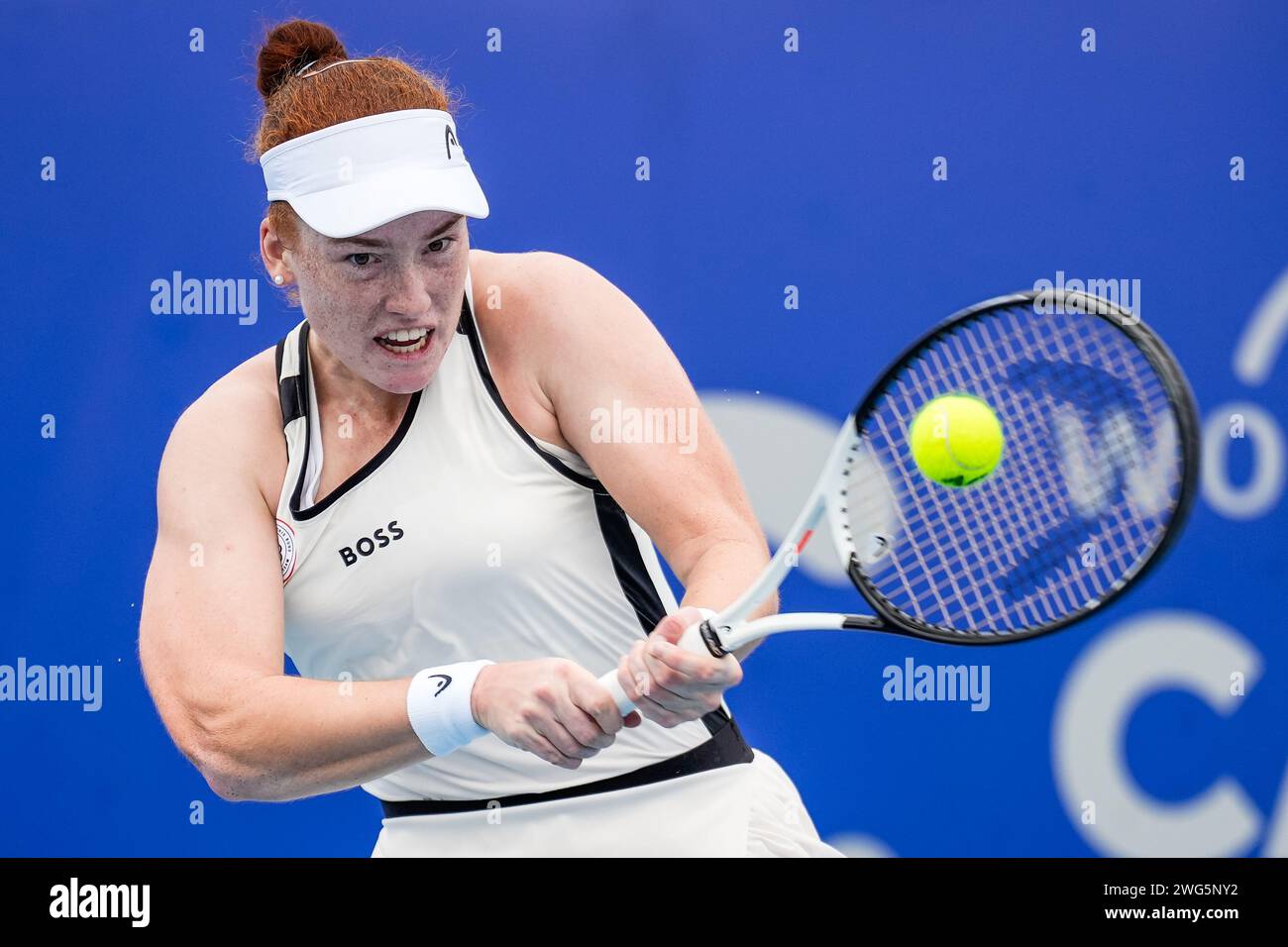 Ella Seidel of Germany in action during the Round of 16 of the 2024 ...