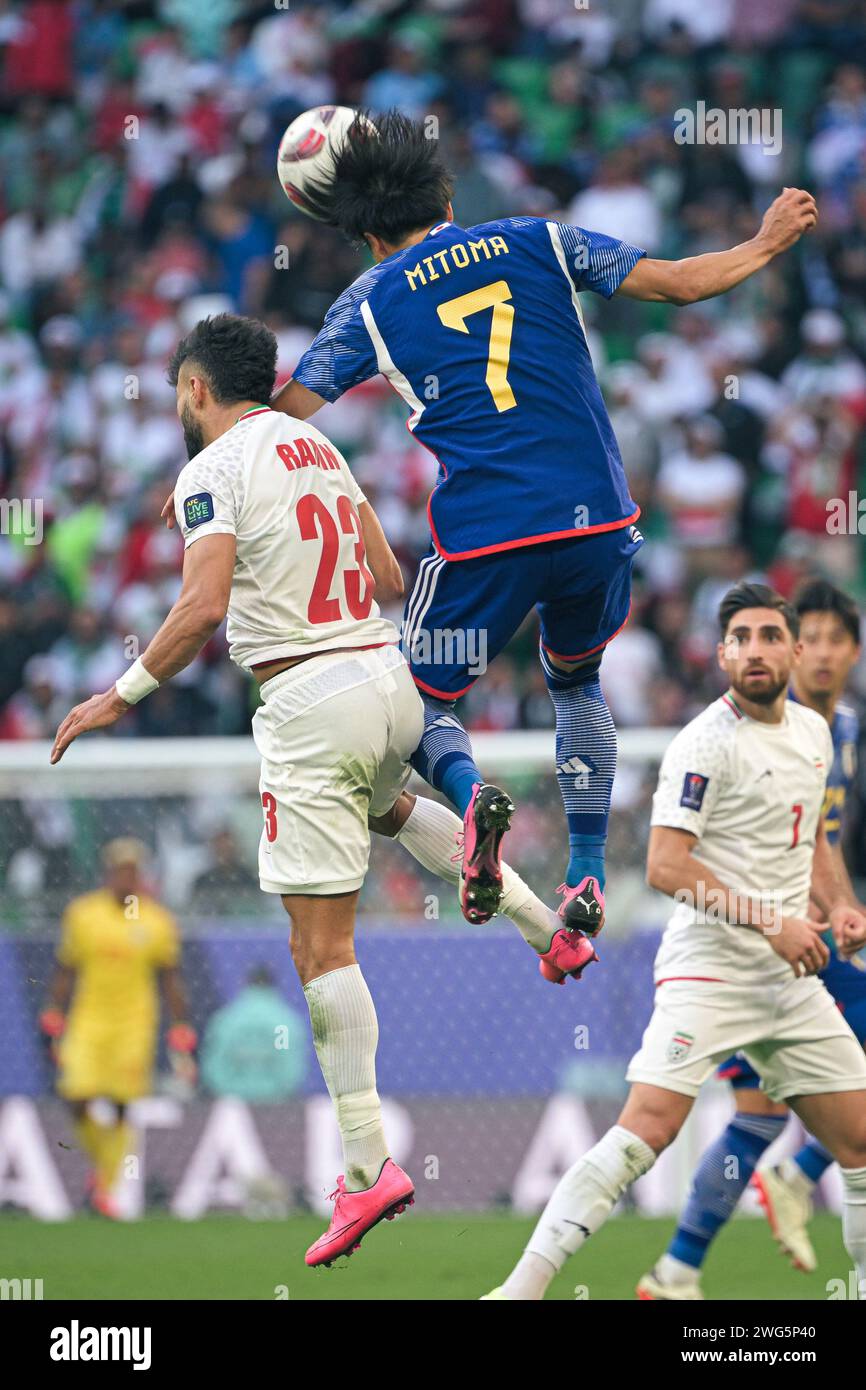 AL RAYYAN, Qatar. 3 February, 2024. ISLAMIC REPUBLIC OF IRAN VS JAPAN ...