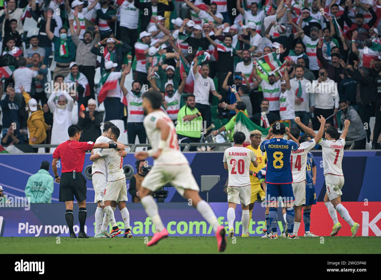 AL RAYYAN, Qatar. 3 February, 2024. ISLAMIC REPUBLIC OF IRAN VS JAPAN ...