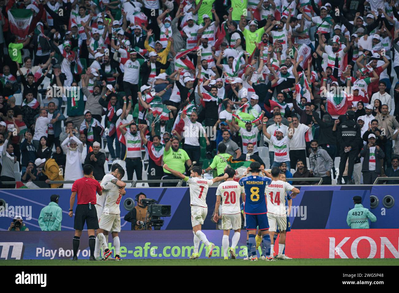 AL RAYYAN, Qatar. 3 February, 2024. ISLAMIC REPUBLIC OF IRAN VS JAPAN ...