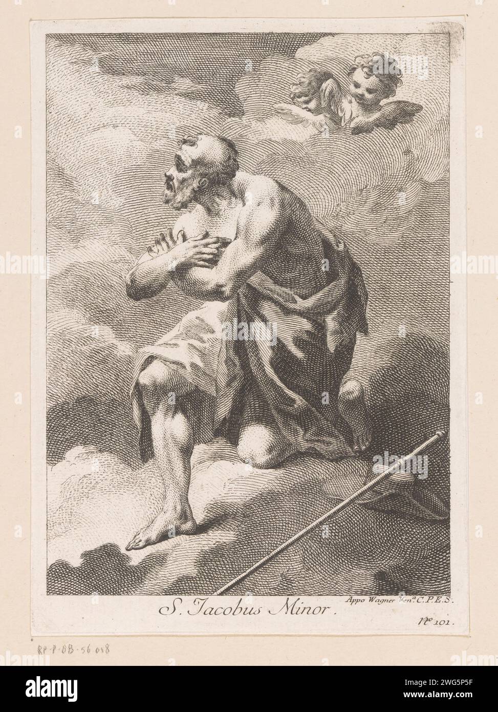Holy Jakobus De Lessere, Joseph Wagner (Possible), 1739 - 1780 print ...