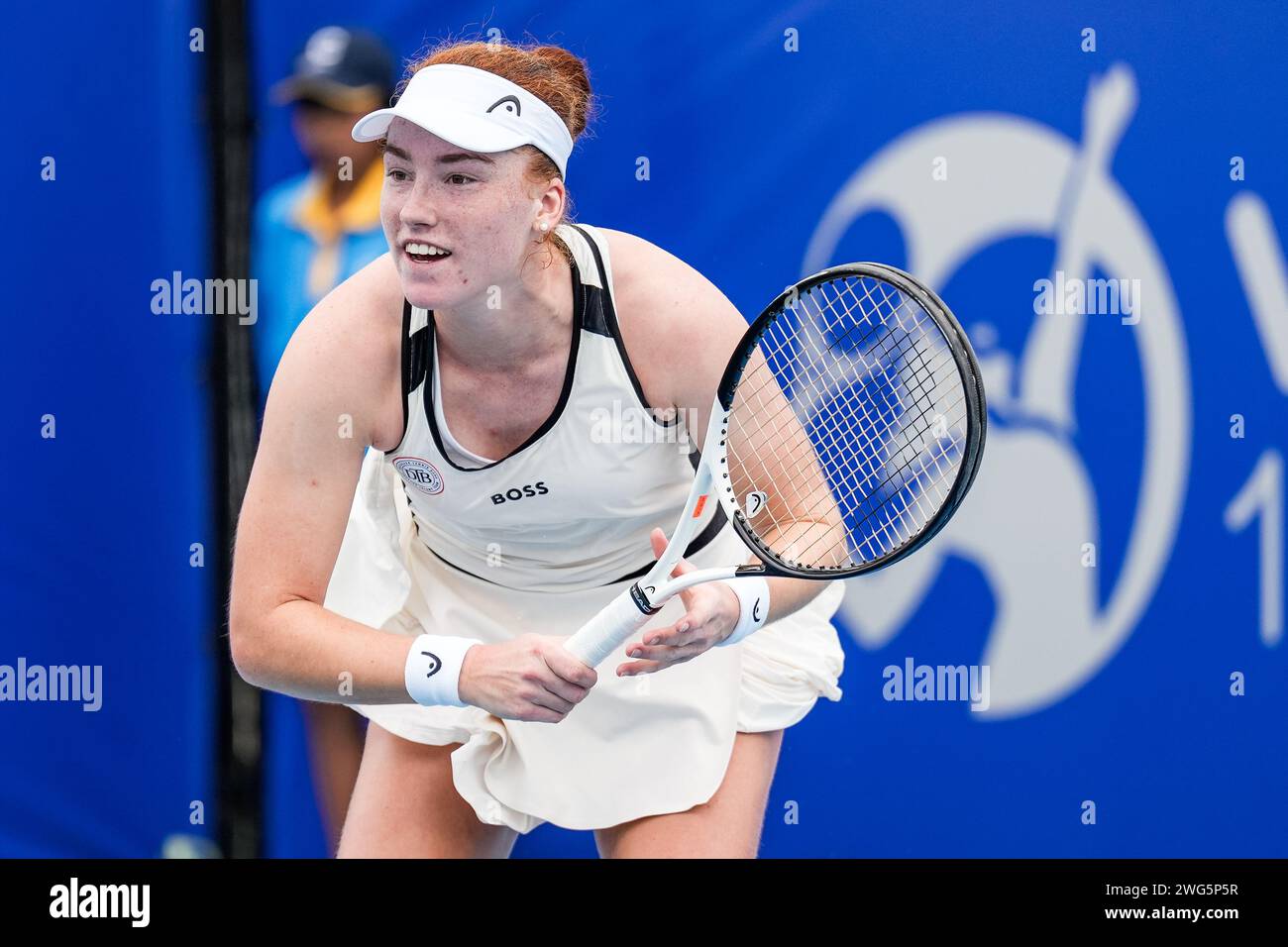 Ella Seidel of Germany in action during the Round of 16 of the 2024 ...