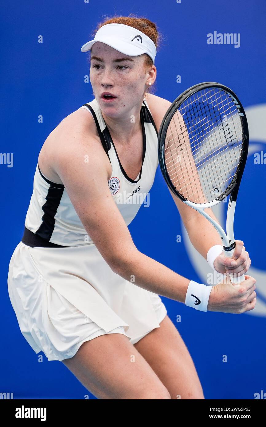 Ella Seidel of Germany in action during the Round of 16 of the 2024 ...