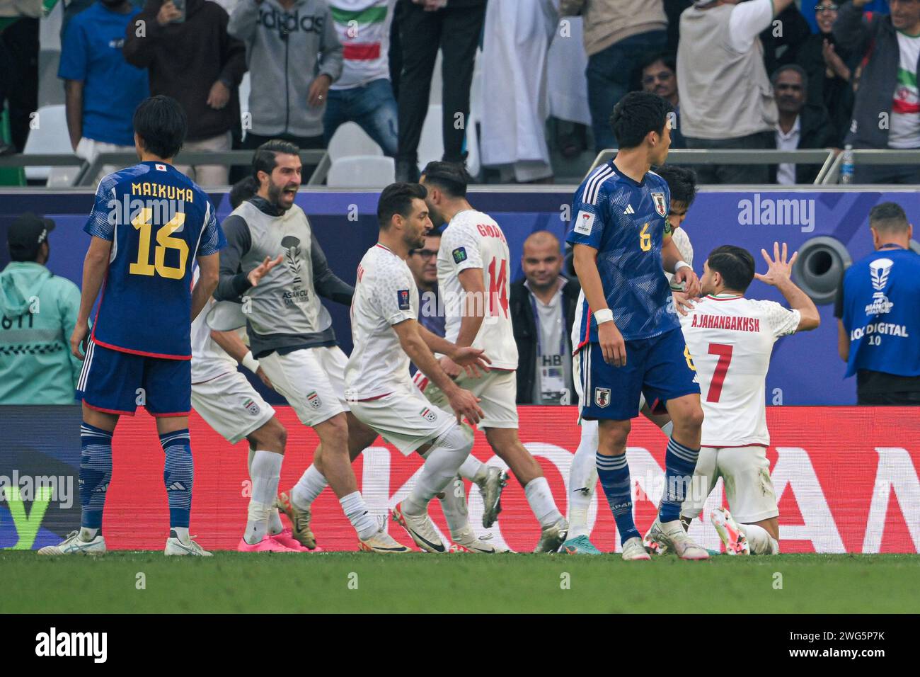 AL RAYYAN, Qatar. 3 February, 2024. ISLAMIC REPUBLIC OF IRAN VS JAPAN ...
